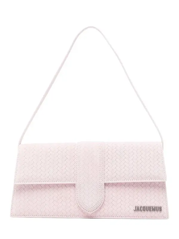 Jacquemus Logo Lettering Flap Shoulder Bag - Pink