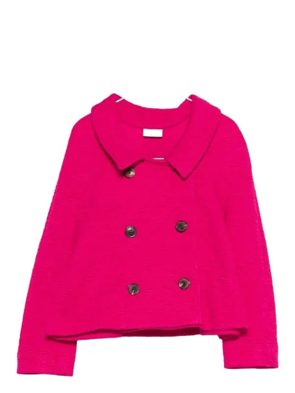 Dries Van Noten Huvia Double-breasted Jacket - Fuchsia