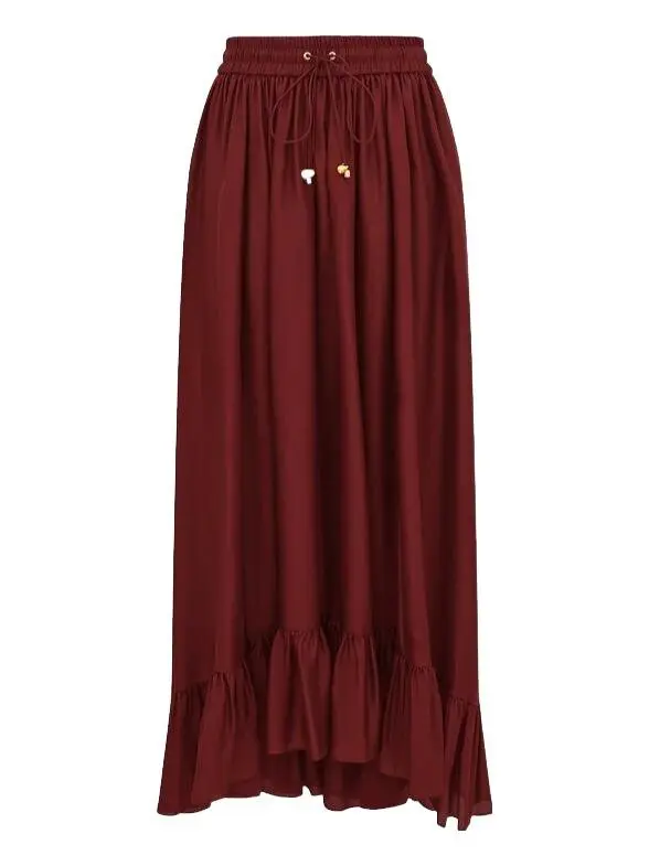 Zimmermann Aster Maxi Skirt - Brown