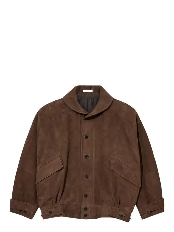 Auralee Button-front Jacket - Brown
