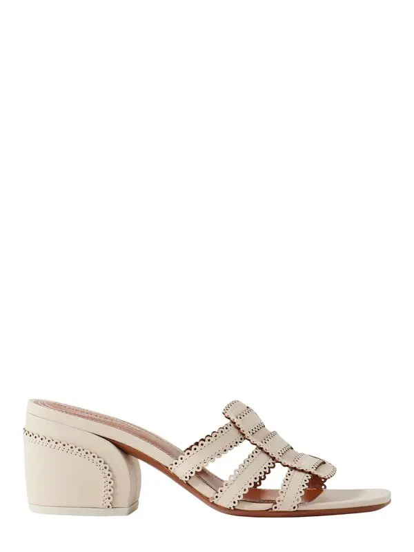 Zimmermann Goldie High-heeled Sandals - Cream