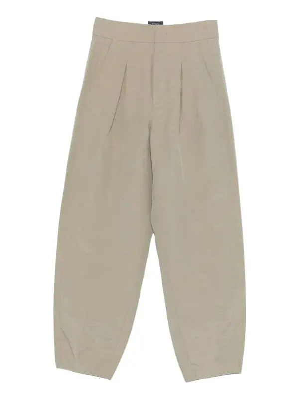 Soeur Pleated Detail Casual Pants - Nude