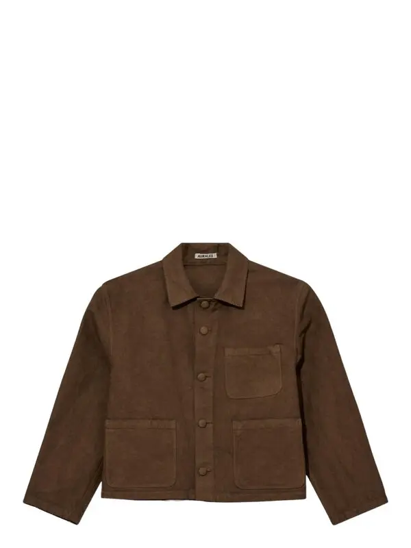 Auralee Long-sleeved Casual Jacket - Brown