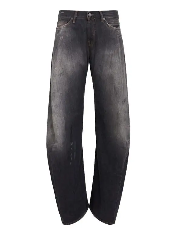 Acne Studios Wide Leg Jeans - Black