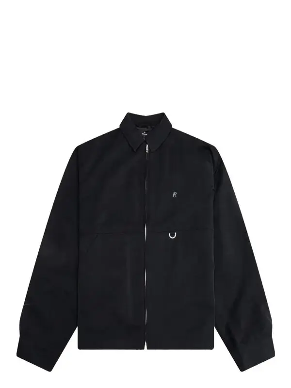 REPRESENT Zip-front Nylon Shirt - Black