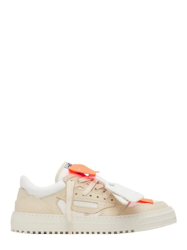 Off-White Low Top 3.0 Off Court Sneakers - White  Beige