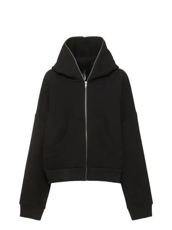 ENTIRE STUDIOS Eternal Cotton Zip Hoodie - Black