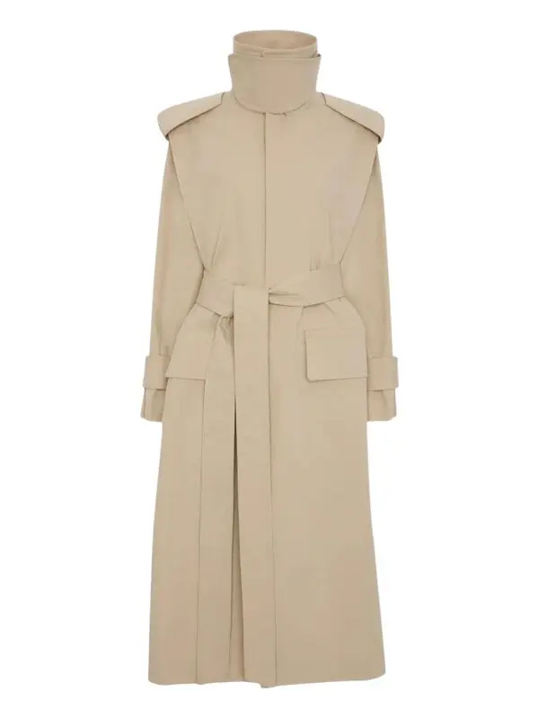 Victoria Beckham Philippa Trench Coat - Nude