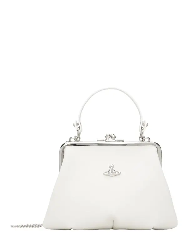 VIVIENNE WESTWOOD Granny Frame Shoulder Bag - White