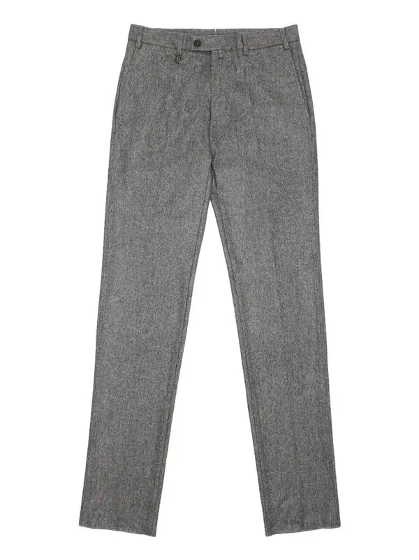 FERRAGAMO Straight Leg Trousers - Gray