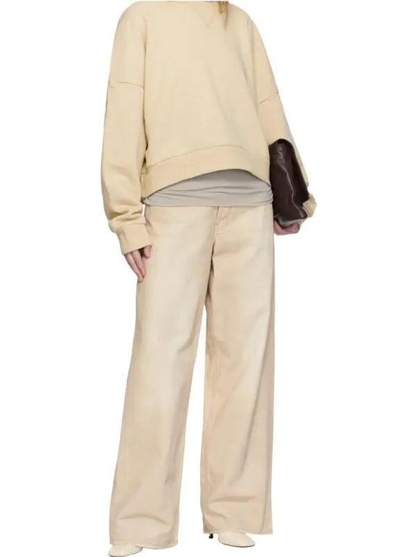 ENTIRE STUDIOS Beige Box Crew Sweatshirt - Nude