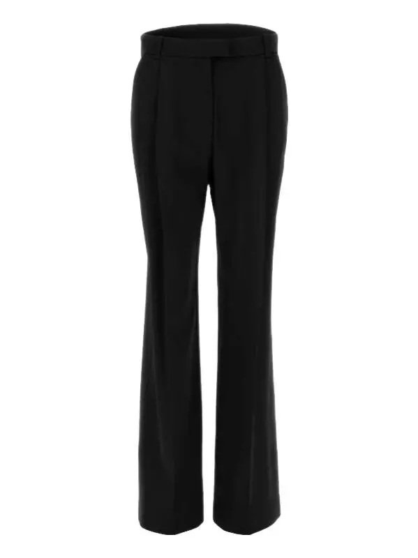 Attico High-waist Long Pants - Black