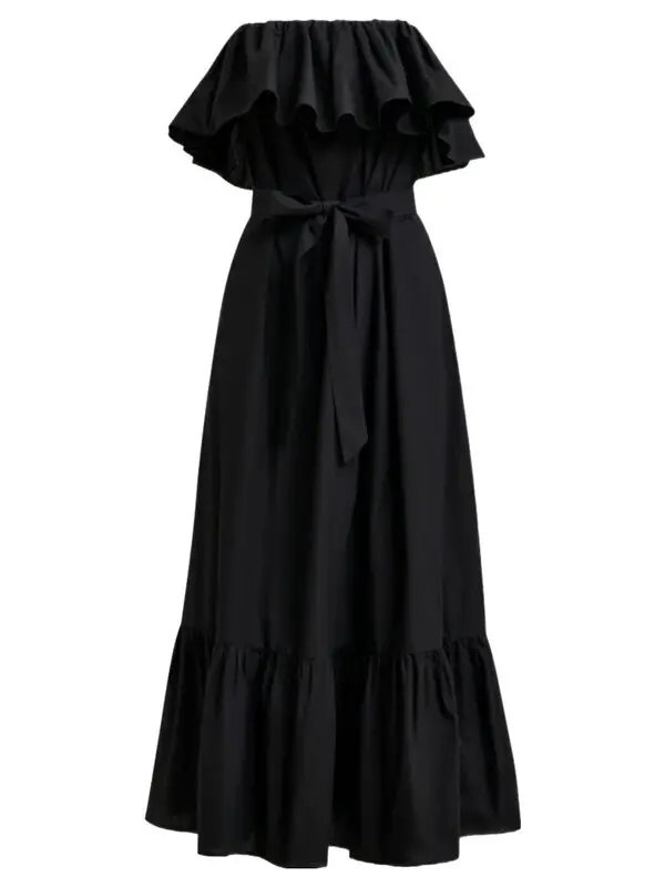 Essentiel Antwerp Joyce Ruffled Maxi Dress - Black