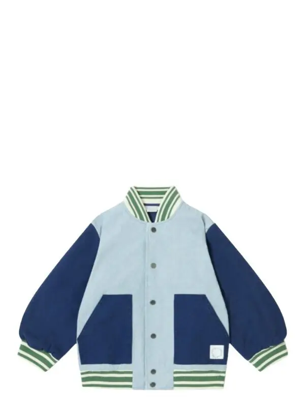 Stella McCartney Color-blocked Varsity Jacket - Blue
