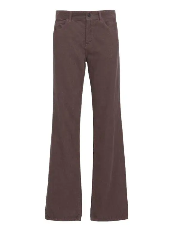 THE ROW Carlyle Cotton Corduroy Pants - Brown