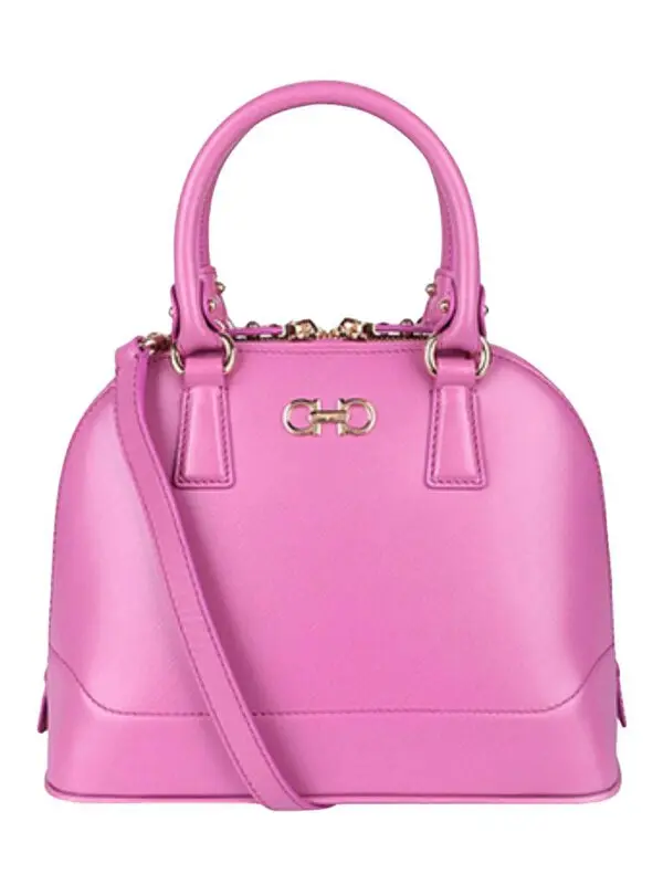 FERRAGAMO Logo Detail Handbag - Pink