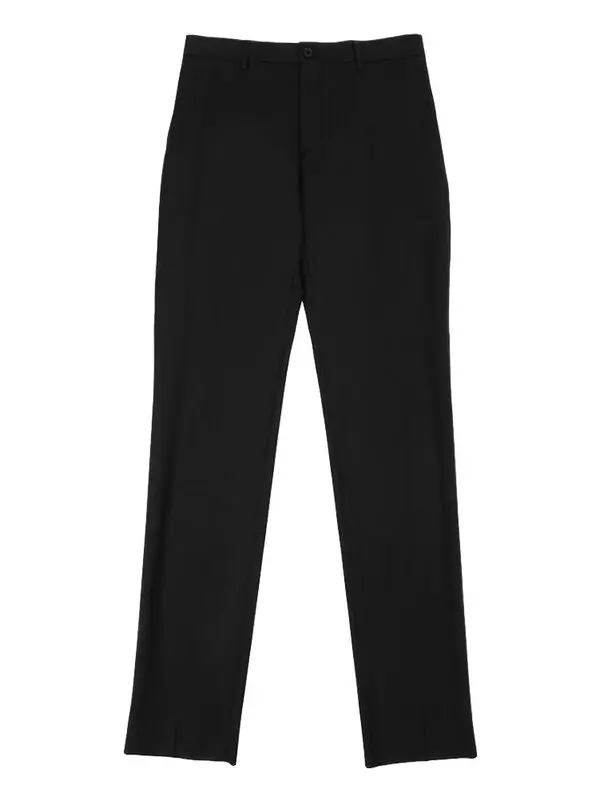 FERRAGAMO Tailored Straight Leg Trousers - Black