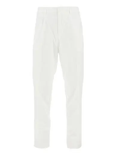 Emporio Armani Lightweight Straight-leg Pants - White