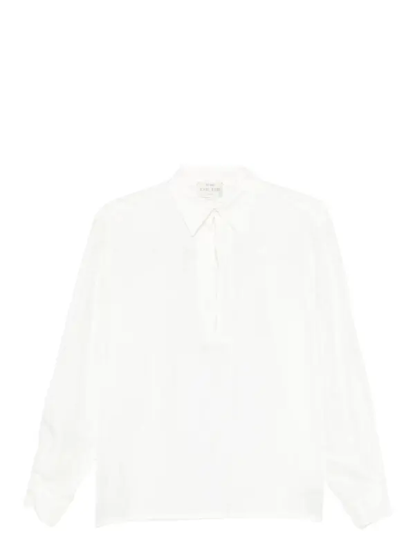 FORTE_FORTE Long-sleeved Shirt - White