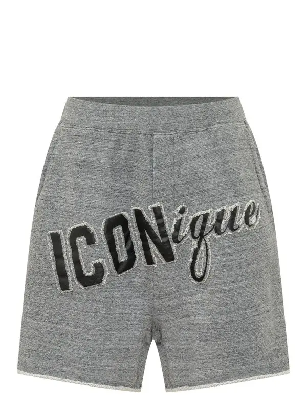 Dsquared2 Iconique Big-fit Shorts - Grey