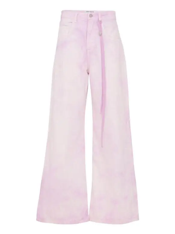 ICON DENIM LOS ANGELES Debby Cotton Wide Jeans - Pink