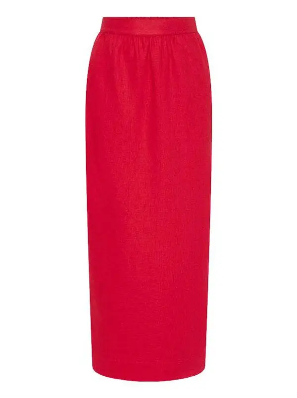 Posse Bonnie Pencil Skirt - Red