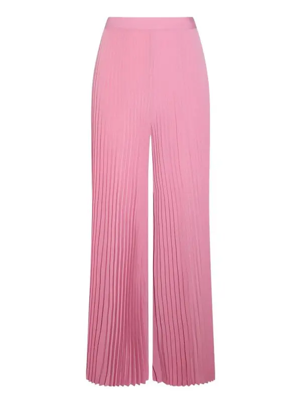 TWINSET Pleated Wide-leg Pants - Pink