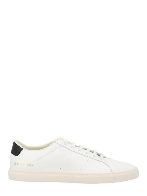COMMON PROJECTS Achilles Slim Retro Low-top Sneakers - White/black