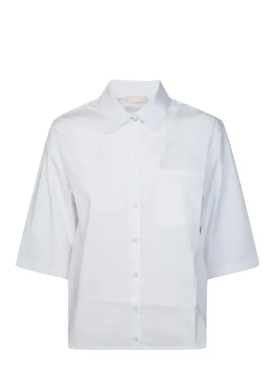 Liu Jo Short Sleeve Shirt - White