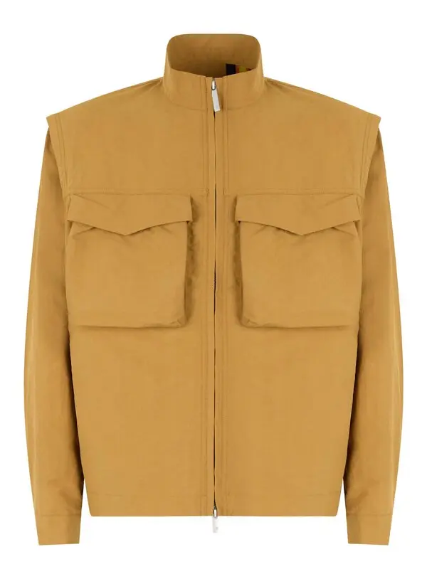 K-WAY Orian" Utility Pocket Jacket - Brown