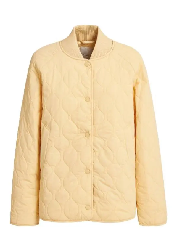 Varley Luca Quilted Jacket - Nude