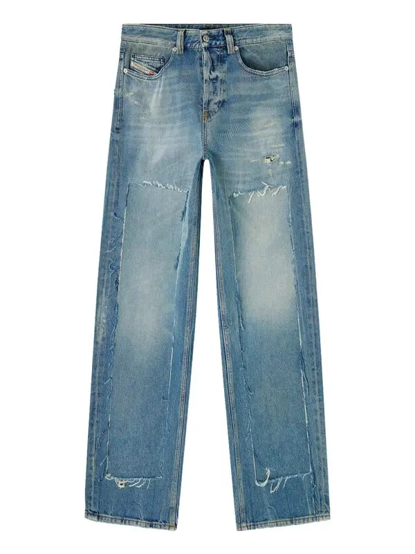 DIESEL® D-macro 2001 Jeans Wide Leg - Medium Blue