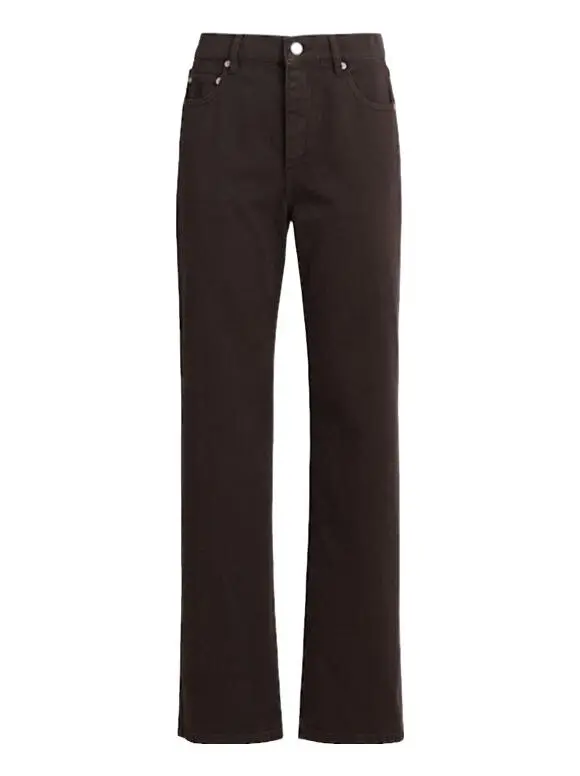 BY MALENE BIRGER Chicago Mid-rise Straight Leg Jeans - Black