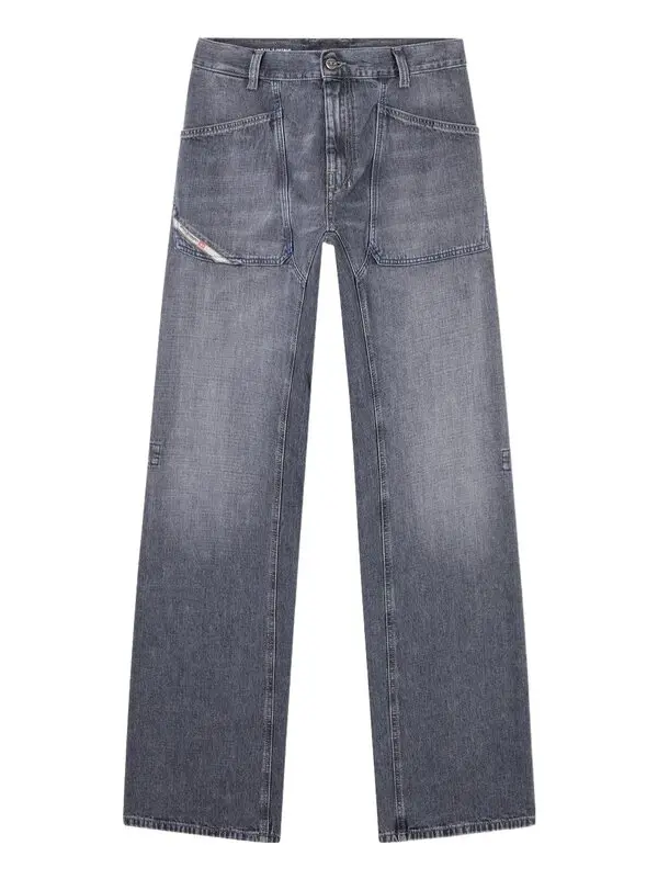 DIESEL® D-zeta Relaxed Fit Jeans - Grey