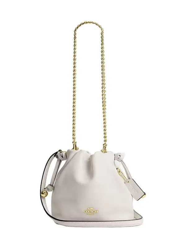 COACH Faye Mini Drawstring Bag - Chalk Color