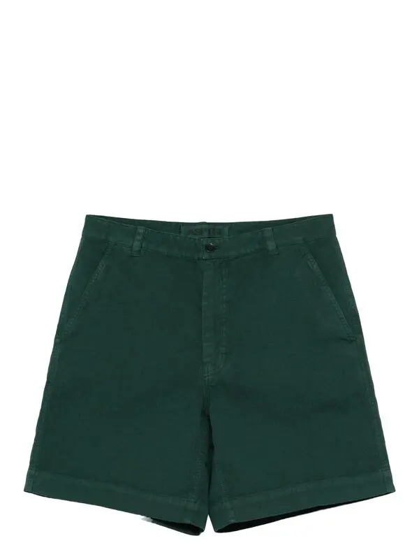 Aspesi Logo Casual Shorts - Green
