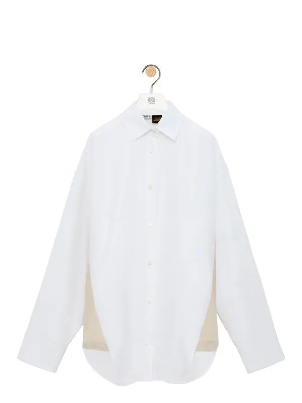 Loewe Longline Shirt - White/beige