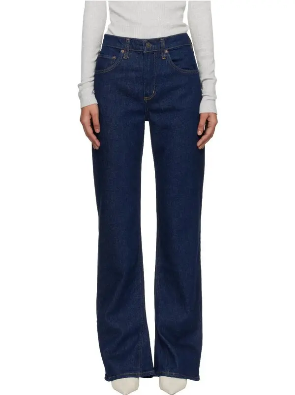AGOLDE Mid-rise Bootcut Jeans - Black
