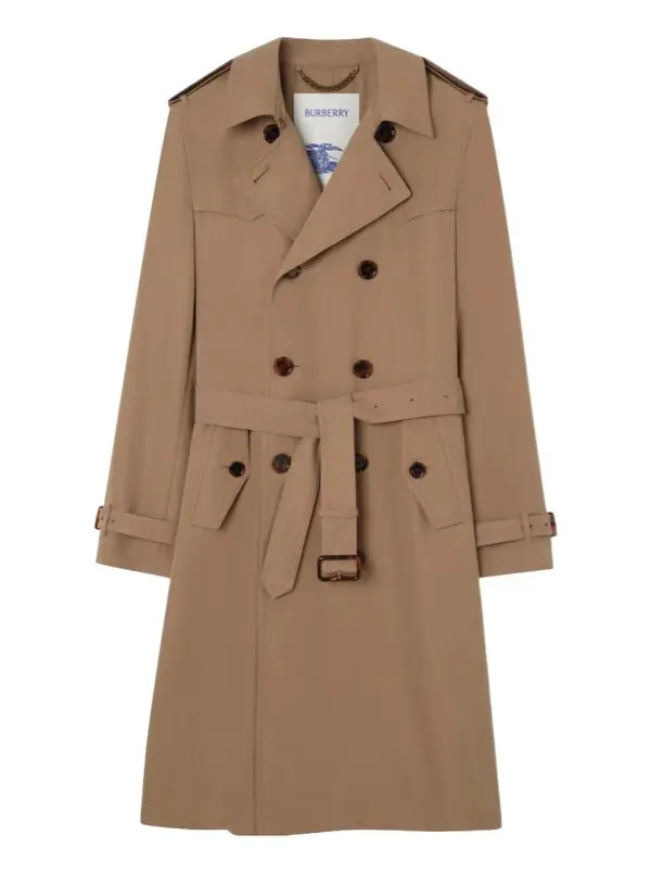 Burberry Long Foxfield Trench Coat - Poplar Brown