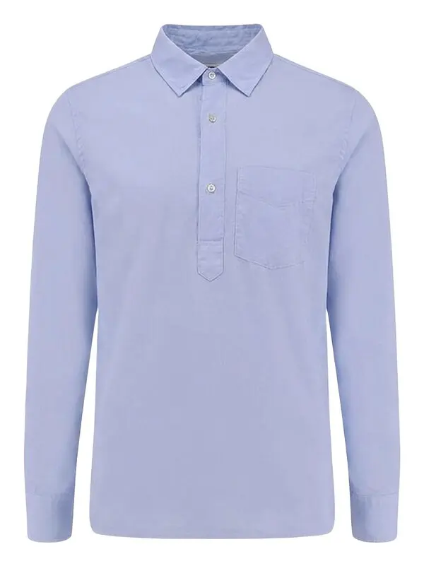 Aspesi Pocket Long-sleeve Shirt - Blue
