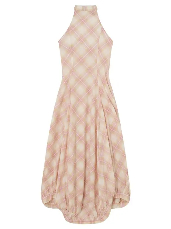 Gimaguas Sleeveless Maxi Dress With Open Back - Pink