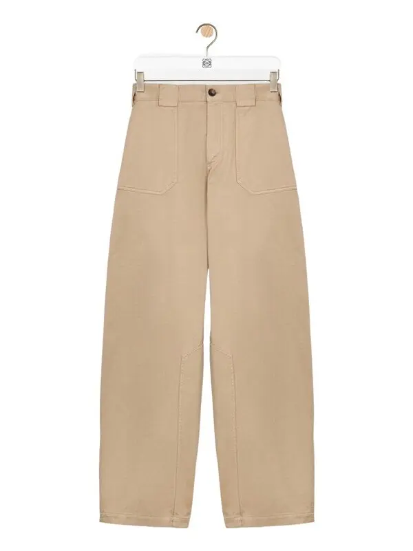 Loewe Belt Loop Casual Pants - Sand-colored
