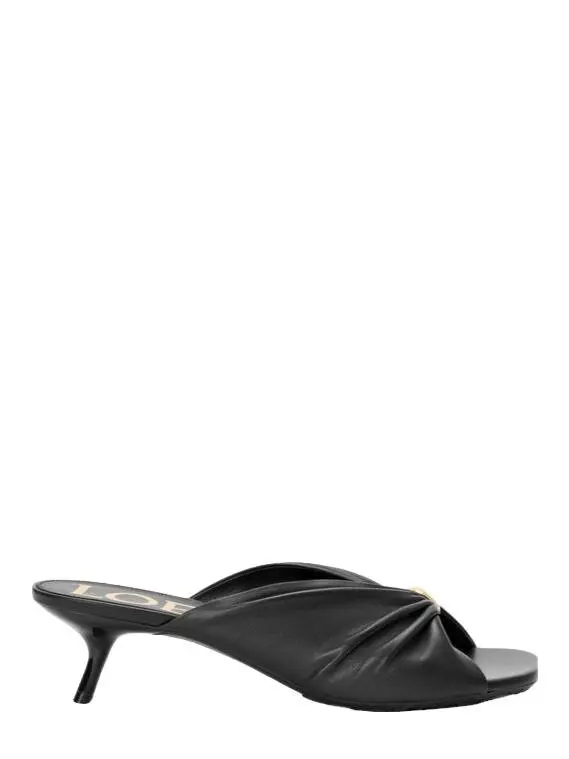 Loewe Slip-on Heeled Sandals - Black