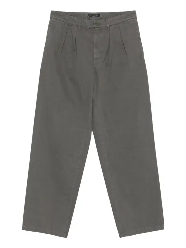 Aspesi Pleated Casual Pants - Black