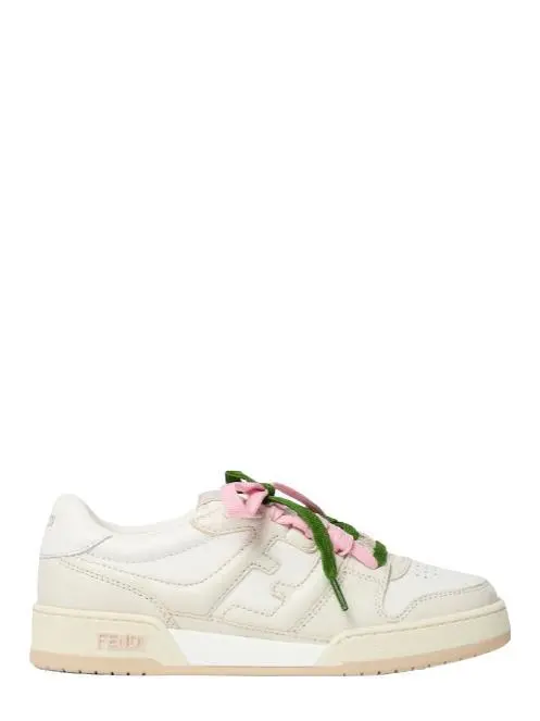 Fendi Match Low-top Sneakers - White