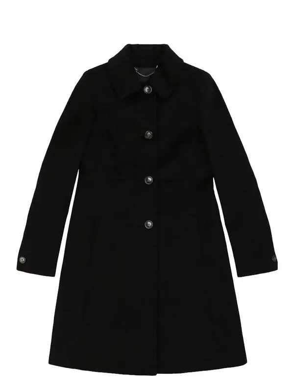 Max Mara Single-breasted Coat - Black