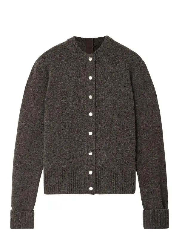 Carven Mélange Wool Cardigan - No