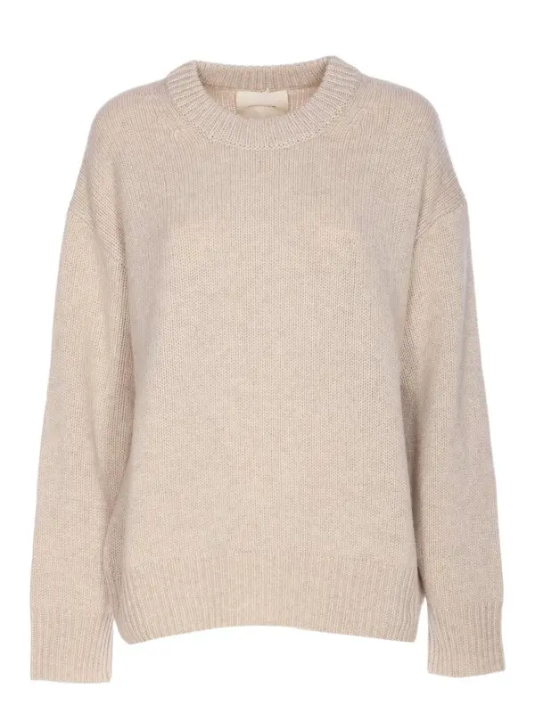 LISA YANG Renske Cashmere Crewneck Sweater - Nude