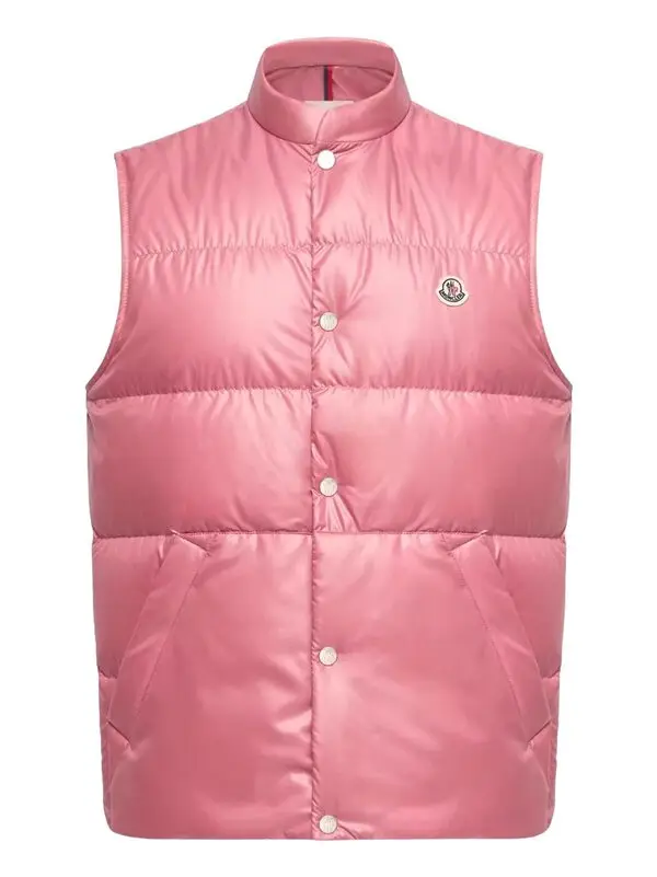 Moncler Restigo Quilted Padded Gilet - Camellia Powder