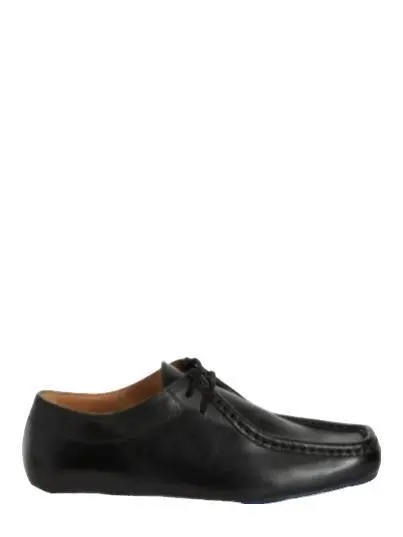 JIL SANDER Lace-up Round Toe Shoes - Black